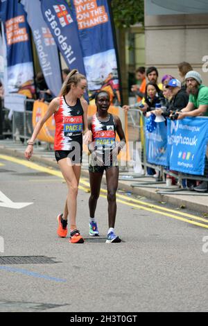 Eilish McColgan, female elite athlete competing in the 2025 TCS London ...