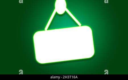Neon advice sign Stock Photo - Alamy
