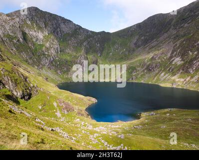 Llyn Cau lake on Cadair (or Cader) Idris July 2021 Stock Photo - Alamy