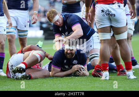 Edinburgh, Scotland, UK. 7th October 2025. On the second anniversary of ...