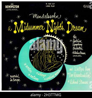 Midsummer Night's Dream - Vintage Vinyl Record Cover Stock Photo - Alamy