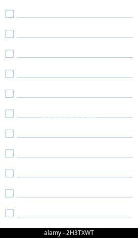 Graph paper. Printable To do list with check boxes, checklist, grid ...