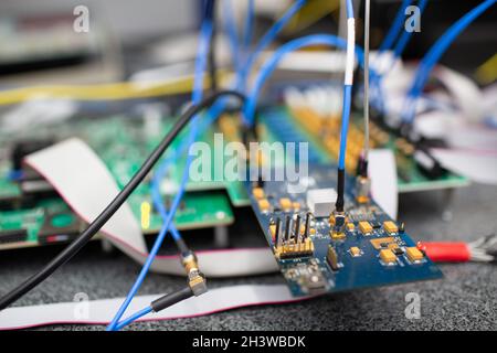 Single photon decoder encoder fiber optic cryptography electronic board ...