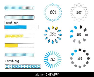 Round dot loading icons. loader icons. Vector illustration. Stock image. EPS 10 Stock Vector ...
