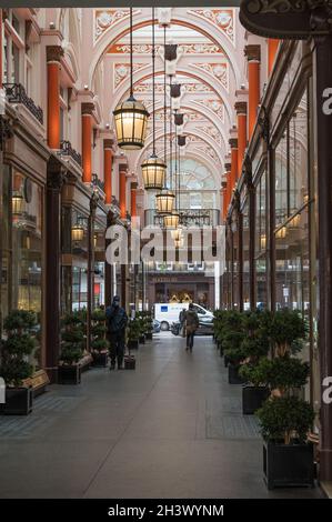 The Royal Arcade, a Victorian era shopping centre in the Central ...