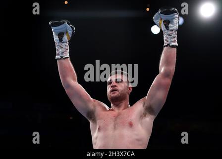 Johnny Fischer celebrates victory via K.O. against Alvaro Terrero in ...