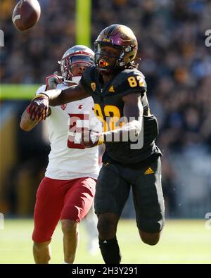 Washington State defensive back Derrick Langford Jr. stands on the ...