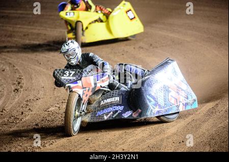 MANCHESTER, UK. OCT 30TH Mark Cossar & Gareth Williams in action during ...