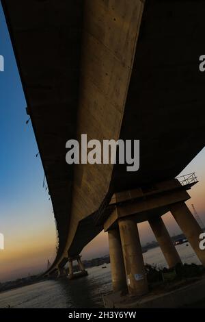 Shah Amanat Bridge over the river Karnafuly. Chittagong, Bangladesh ...
