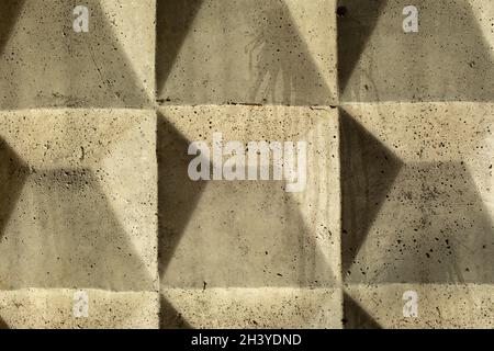 Text of concrete block. Industrial fence in the Soviet Union ...