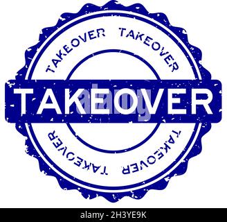 takeover stamp. takeover sign. round grunge label Stock Vector Image ...