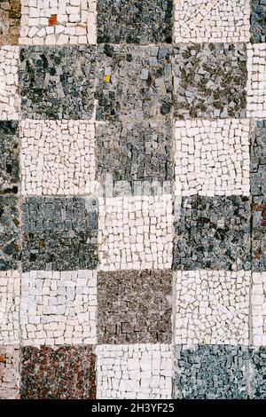 Square background mosaic, ceramics. Ceramic tiles Stock Photo - Alamy