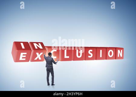inclusion - integration - exclusion - separation Stock Photo - Alamy