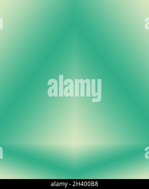 Abstract blur empty Green gradient Studio well use as background ...