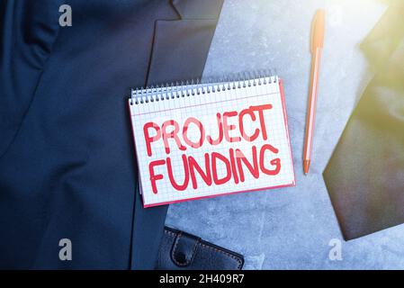 Writing displaying text New Project, Concept meaning individual ...