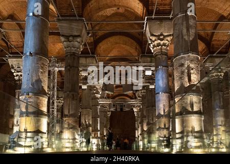 Theodosius Cistern is one of many ancient cisterns of Constantinople ...