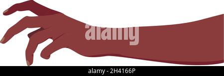 Hand grabbing cartoon isolated symbol Stock Vector Image & Art - Alamy