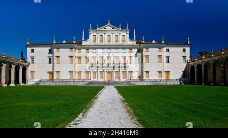 Exterior of the historic Villa Manin at Passariano, in Udine province ...