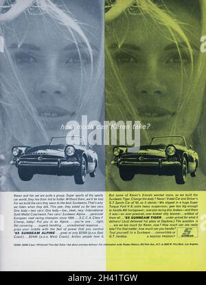 June 1965 "Playboy" Magazine Advert, USA Stock Photo - Alamy