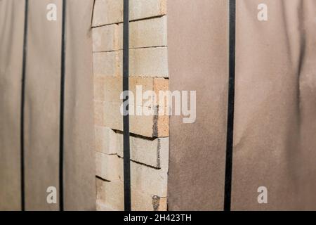 A bunch of refractory bricks, fire-resistant brick blocks Stock Photo ...