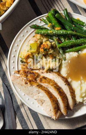 Thanksgiving day dinner Stock Photo - Alamy