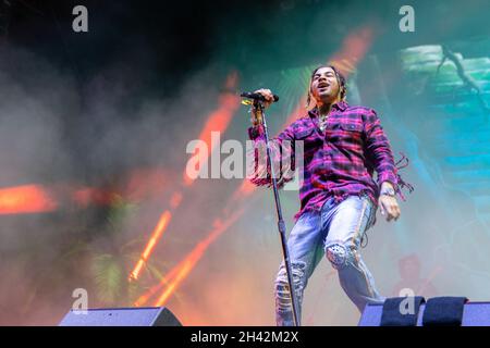 24kGoldn (Golden Landis Von Jones) during the Outside Lands Music ...