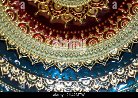 Turkish handmade colourful ceramic plates and bowls Stock Photo - Alamy