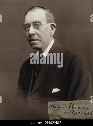 Andrew Brown. Photograph, 1926 Stock Photo - Alamy