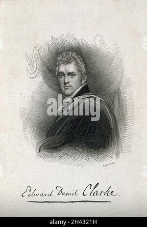 A historical portrait of Edward Daniel Clarke, a notable figure of the ...