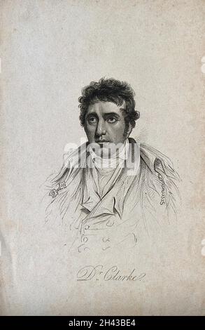 A historical portrait of Edward Daniel Clarke, a notable figure of the ...