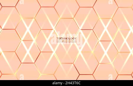 Light Pink Technology Background,Hi-tech Digital and Communication ...