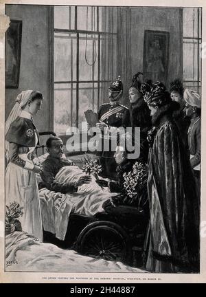 Victoria at Woolwich Hospital 1900 Stock Photo - Alamy