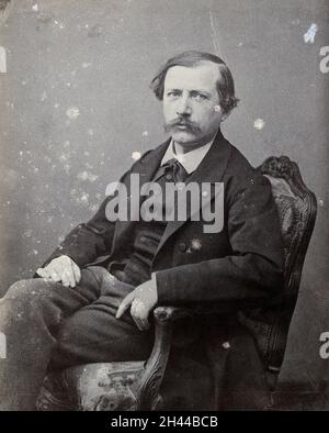 Marcelin Pierre Eugène Berthelot. Photograph after a bust by A. Rodin ...