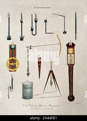 Mercury barometric tube illustration Stock Photo - Alamy