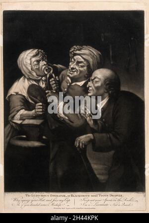 A blacksmith extracting a tooth Stock Photo - Alamy