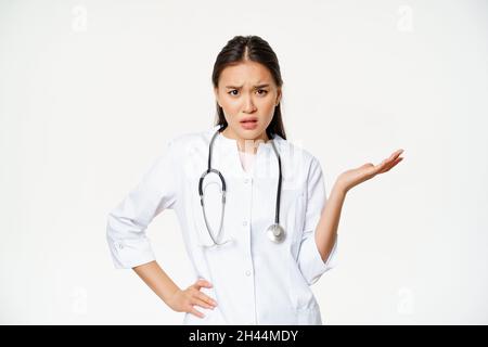 Puzzled and confused asian girl cant decide, dont know what do ...