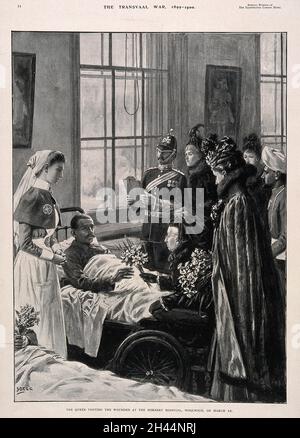 Victoria at Woolwich Hospital 1900 Stock Photo - Alamy