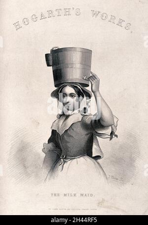 The Country Maid and the Milk Pail - Vintage Typhoo Tea Card ...