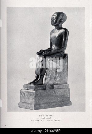 Imhotep, Egyptian Polymath Stock Photo - Alamy