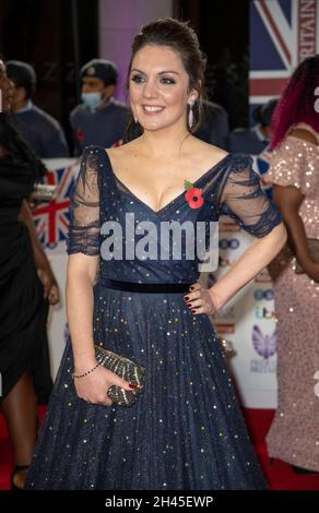 Laura Tobin attends Pride Of Britain Awards 2025 at Grosvenor House in ...