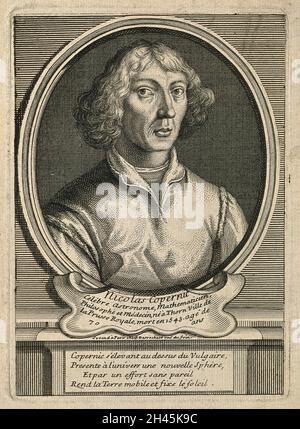 Nicolaus Copernicus. Line engraving Stock Photo - Alamy