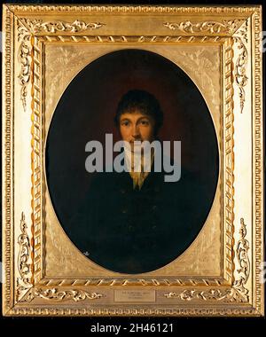 Sir Humphry Davy. Oil painting Stock Photo - Alamy