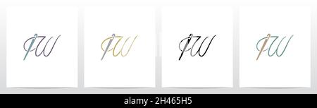 Thread And Needle Formed Letter Logo Design B Stock Vector Image & Art ...