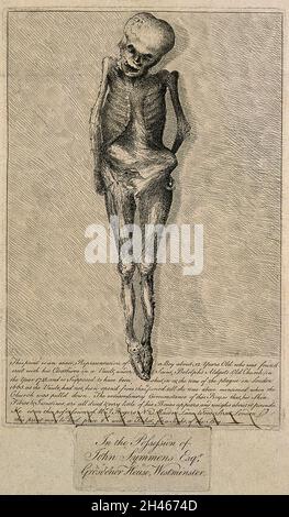 The desiccated corpse of a boy, about twelve years old, found in a ...