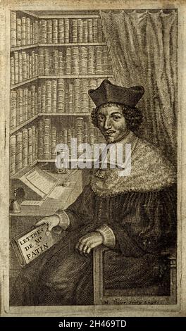 Guy Patin. Line engraving Stock Photo - Alamy