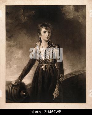Manuela Sancho, a heroine in the defence of Saragossa in 1809, aged 24 ...