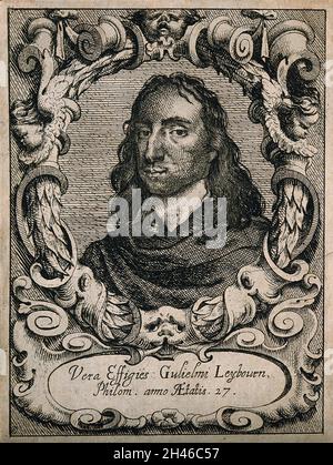 William Leybourn. Etching Stock Photo - Alamy