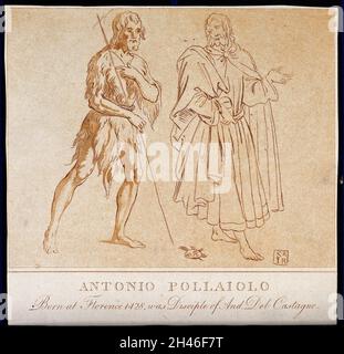 . Jesus meets John the Baptist . 15th century. anonimus 315 Jesus meets ...