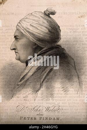 John Wolcot [Peter Pindar]. Stipple engraving Stock Photo - Alamy