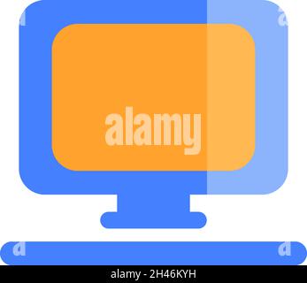 Vector illustration of yellow interface computer zip folder icon Stock ...